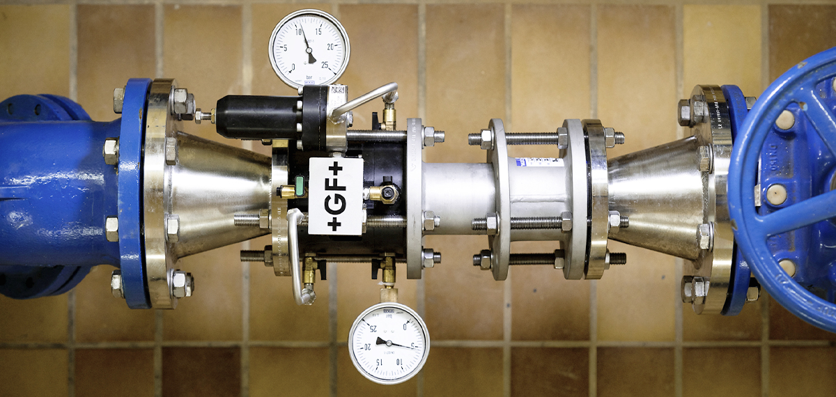 Ny trykkreduksjonsventil: Kan installeres av én person