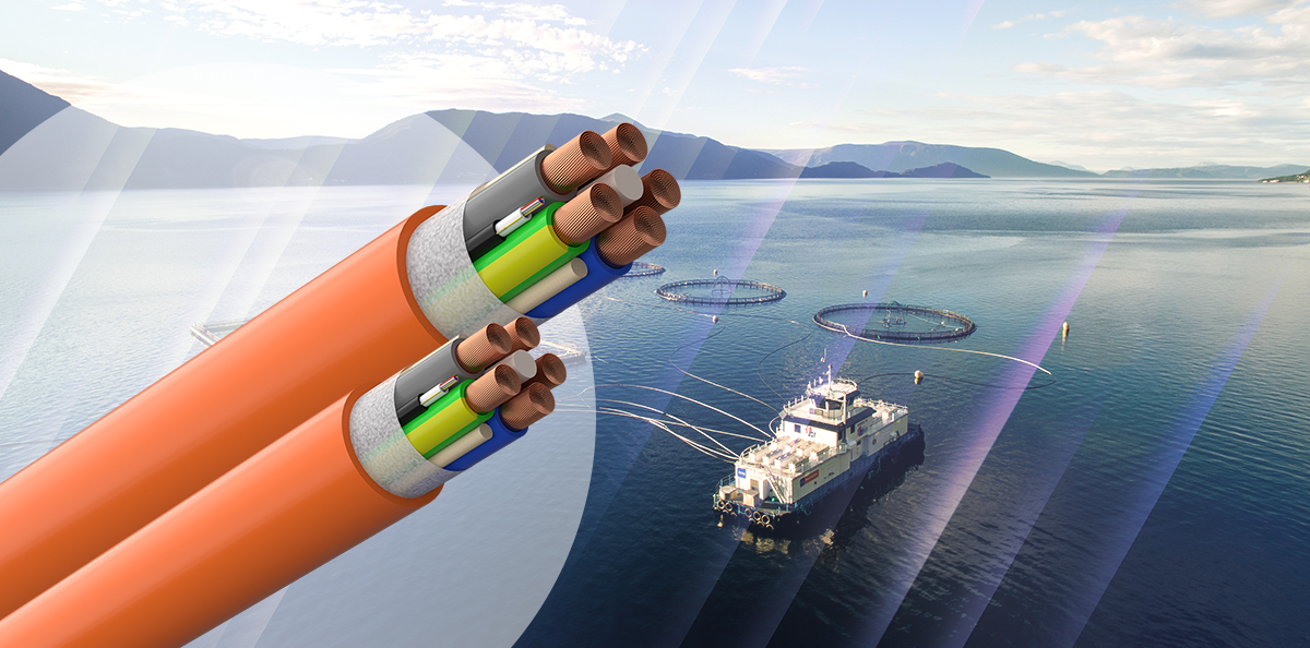 Strøm og fiber på merdkanten – nå i én kabel!