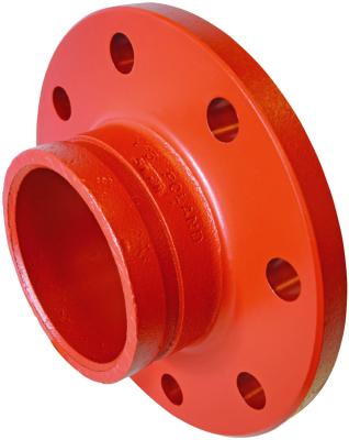 88.9mm flens m/rille pn10/16 f45re orange vk - flenseadap...