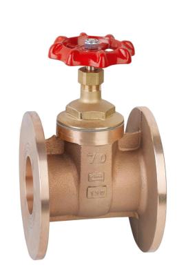 Dn 25 met. sluseventil m/ratt & flenser - sluseventil med...