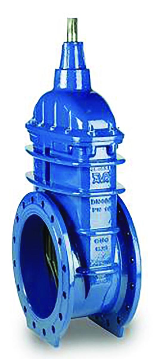 Dn 400 avk sluseventil pn10 høyre. 06/39 testet 21/24 bar...