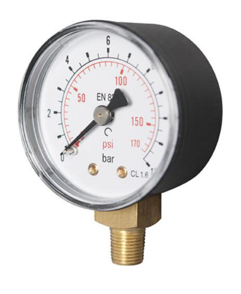 Manometer rad. 1/8 sc. 0-12 ba 60x50x30 - manometer for p...