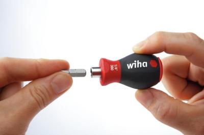 Kubbetrekker stubby 3801 wiha 1/4" torx 6 bits - kubbeskr...