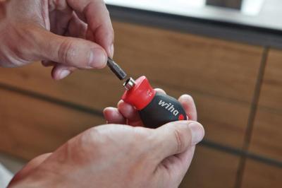 Kubbetrekker stubby 3801 wiha 1/4" torx 6 bits - kubbeskr...