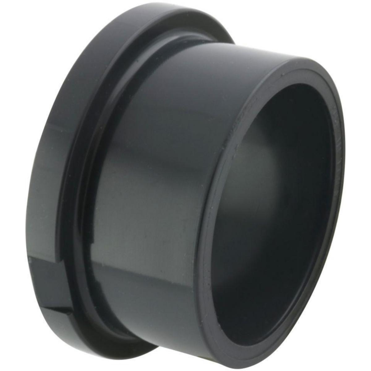 140 mm pvc krage f/flat pakn. qpv - krage m/riller for fl...