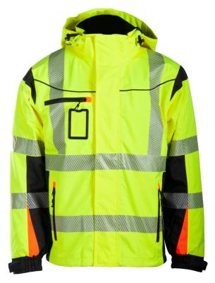 Allværsjakke bs halten extreme hivis kl.3 gul/svart str l...