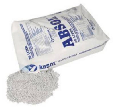 Absorbent absol yxhult granulat 20l sekk - absorberingsmi...