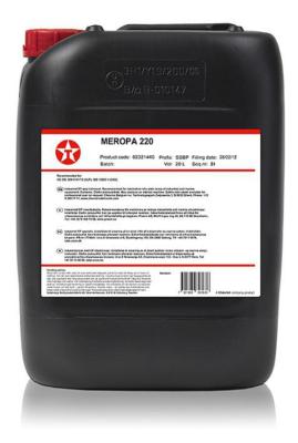 Gearolje meropa 220 texaco 20l kanne - gearolje texaco me...