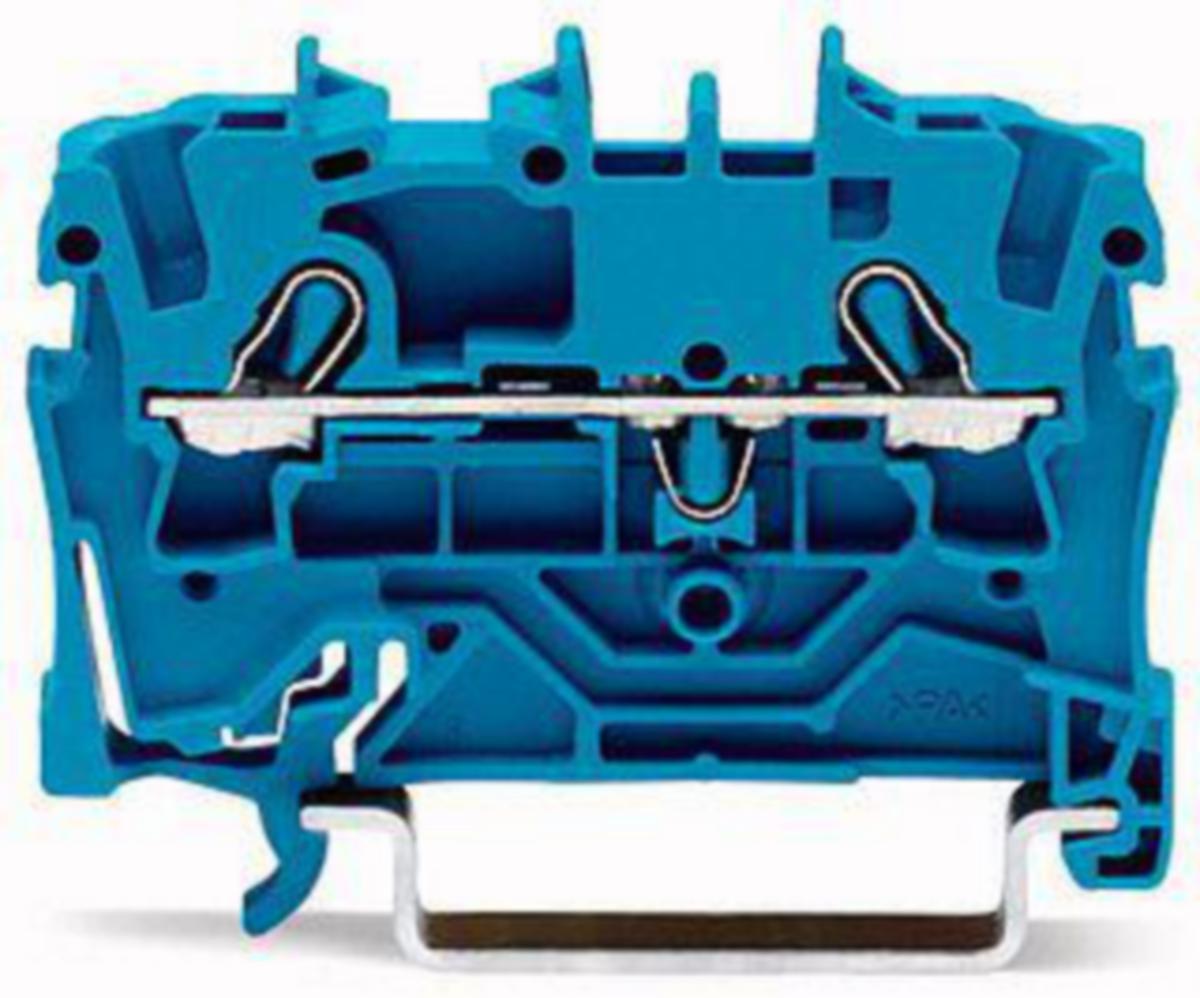 Topjob s 2leder 2.5mm2 blå - rekkeklemmer wago topjob 2 ...