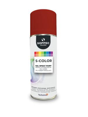 Spraylakk s-color ral 3000 soppec 400ml flamme rød - spra...