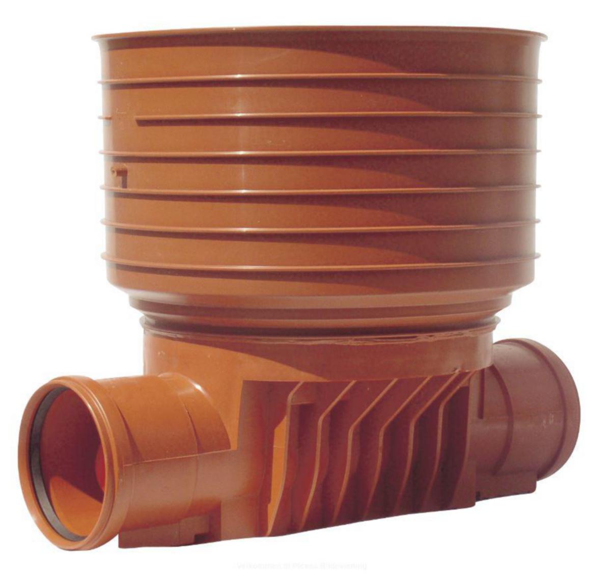 160 x 315 mm stakekum t2 kråkefot m/muffer/pakning - stak...