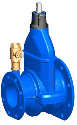 Dn 150x100 aquosus sluseventil aq1 hl m/serv.ventil reduk...