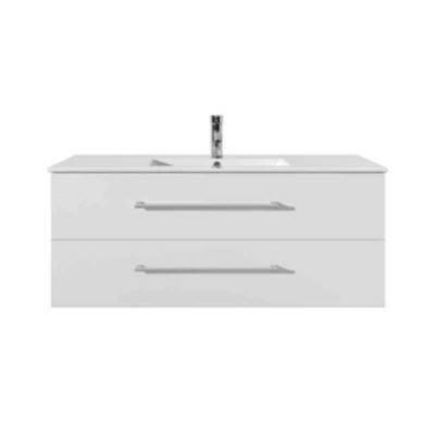 A-coll fovere servantskap b120 hvit glans. 2 skuff - serv...