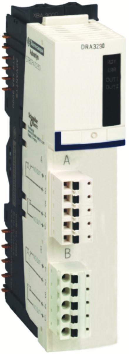 Stb kit 2 ut. 24vdc/230vac rele.7a - stb kit strømforsyni...