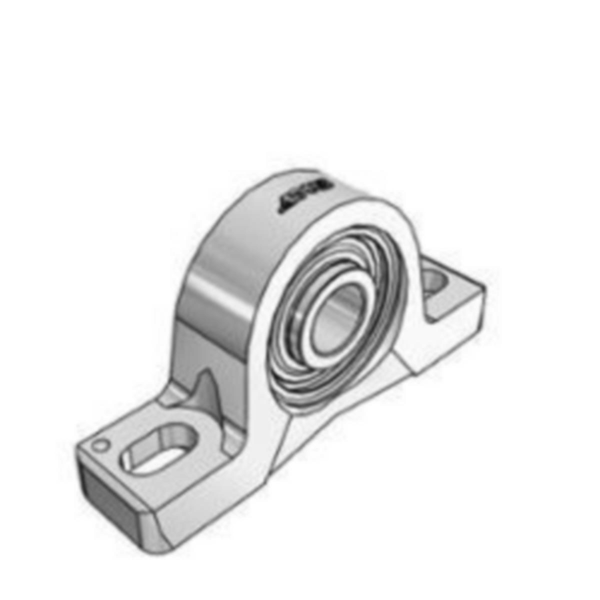 Y lager kompl. skf sy 30 tf - y-lager serie sy tf | Ahls...