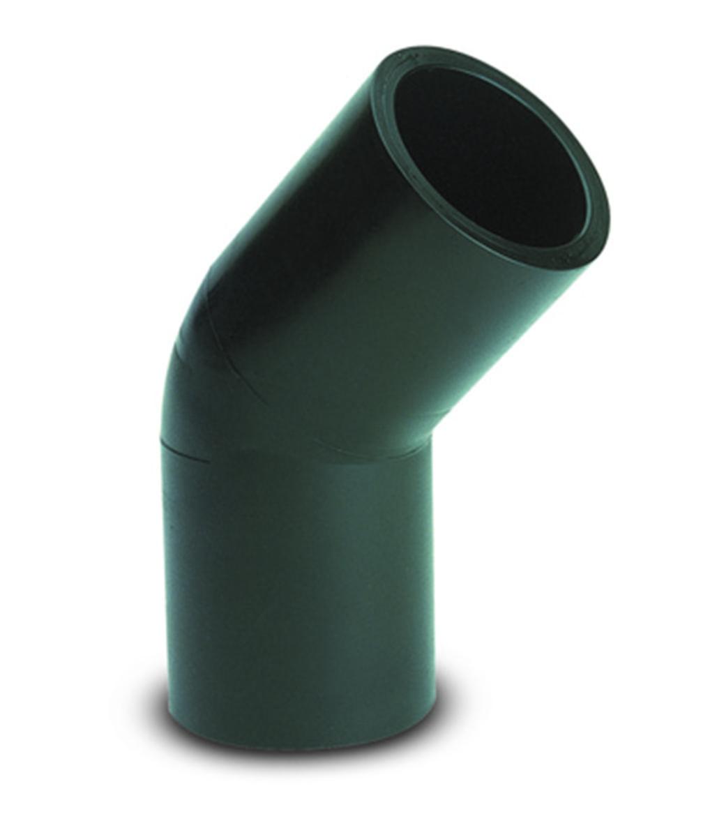 160 mm x 45° bend lang pe 100 sdr 17 - bend langt 45° spr...
