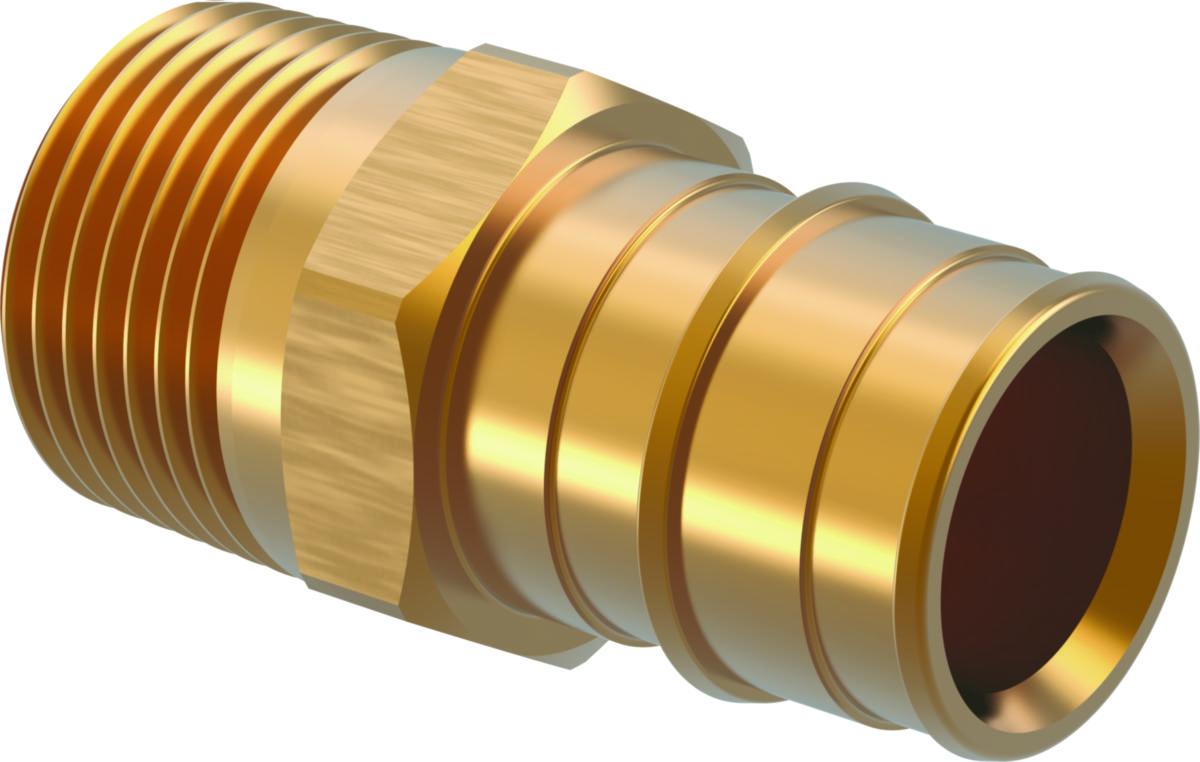 25-g3/4" mt q&e rettnippel utv gjenge. uponor. uten ring ...