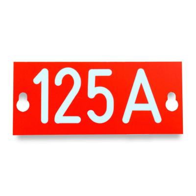 Merkeskilt 125a. rød - merkeskilt ensto 400v | Ahlsell