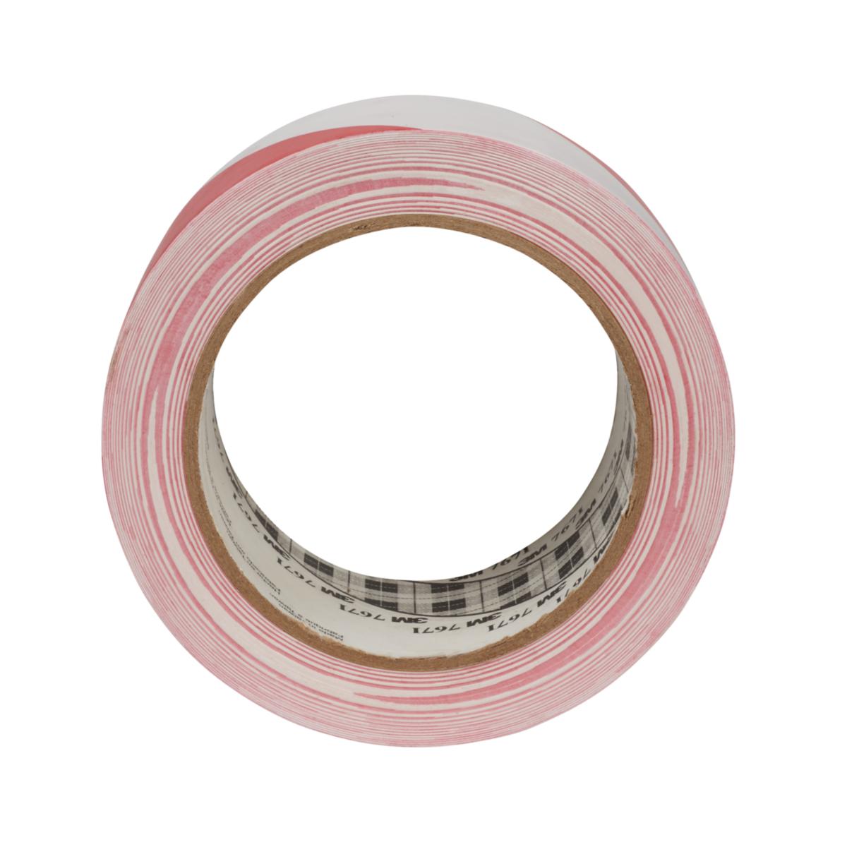 Varseltape 767i 3m ø50mmx33m hvit/rød - varseltape 3m 767...