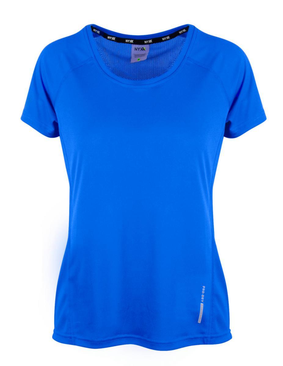 T-skjorte tekn dame nyxx run pro-dry blå str l - t-skjort...