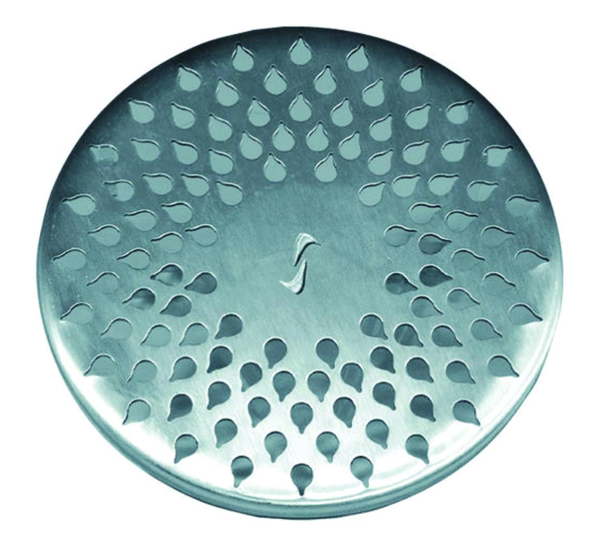 Rustfri rist u/utsp. for l og p sluk - rist for p-sluk dr...