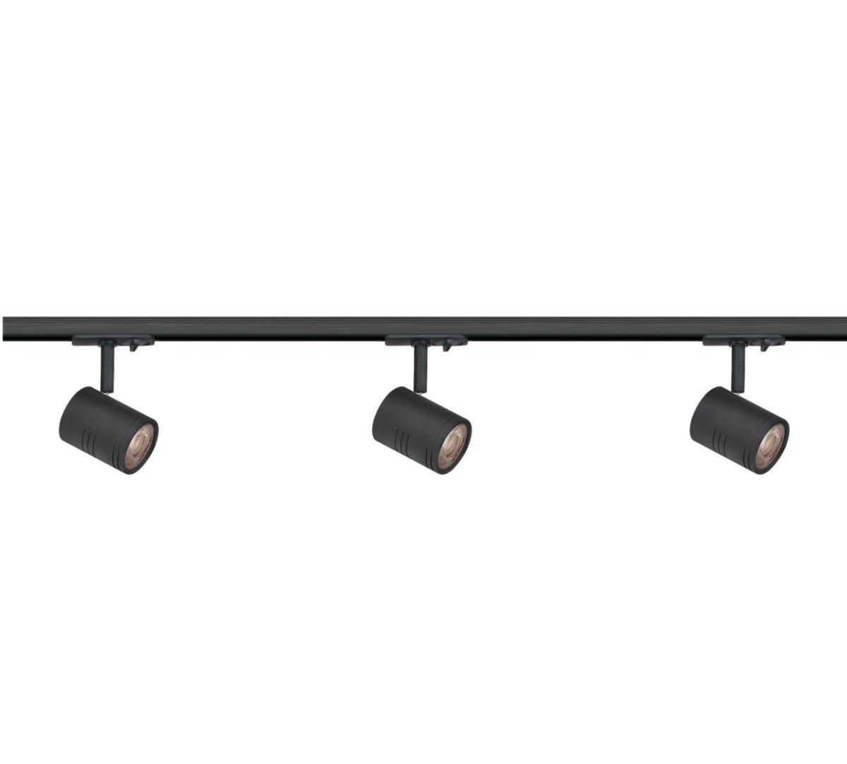 Q-track 3-spot 3x5w 2700k sort - spotlight q-light q-tra...