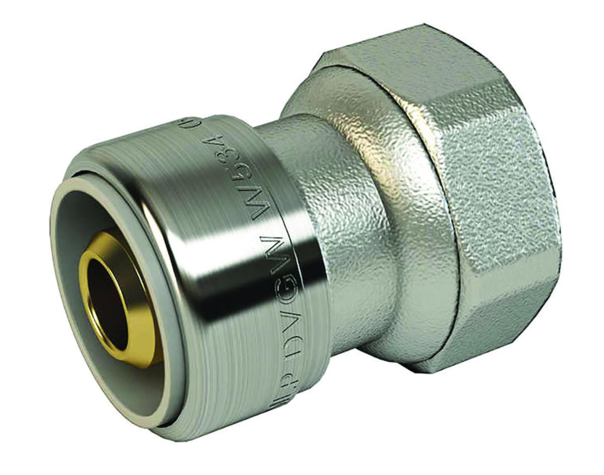 Ax16 x ½" pf union løpemutter lk pex - union pf, lk | Ahl...