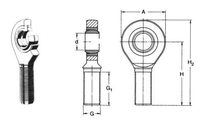 Lager skf sa 30 c - glidelager, stangholder, serie sa-c ...
