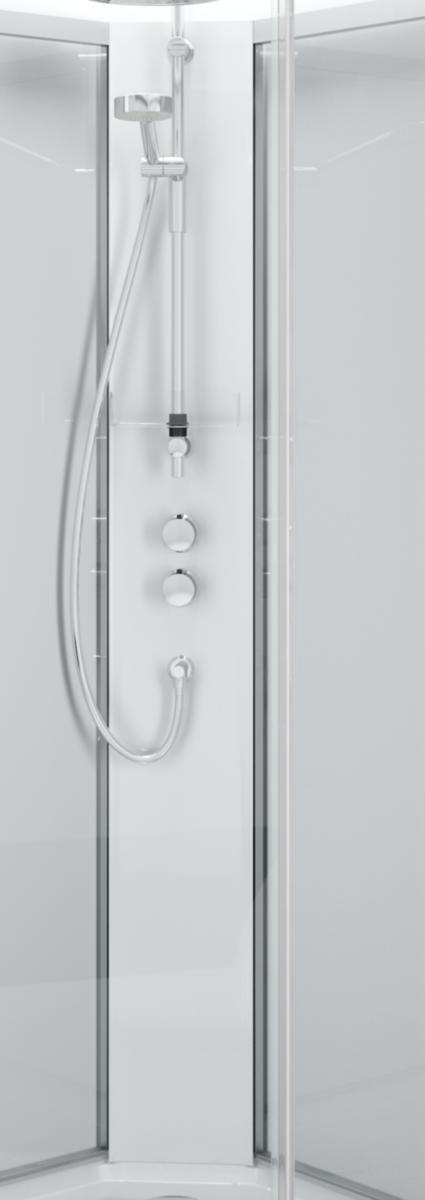 Showerama 10-5 søyle comfort hvit - dusjkabinett showeram...