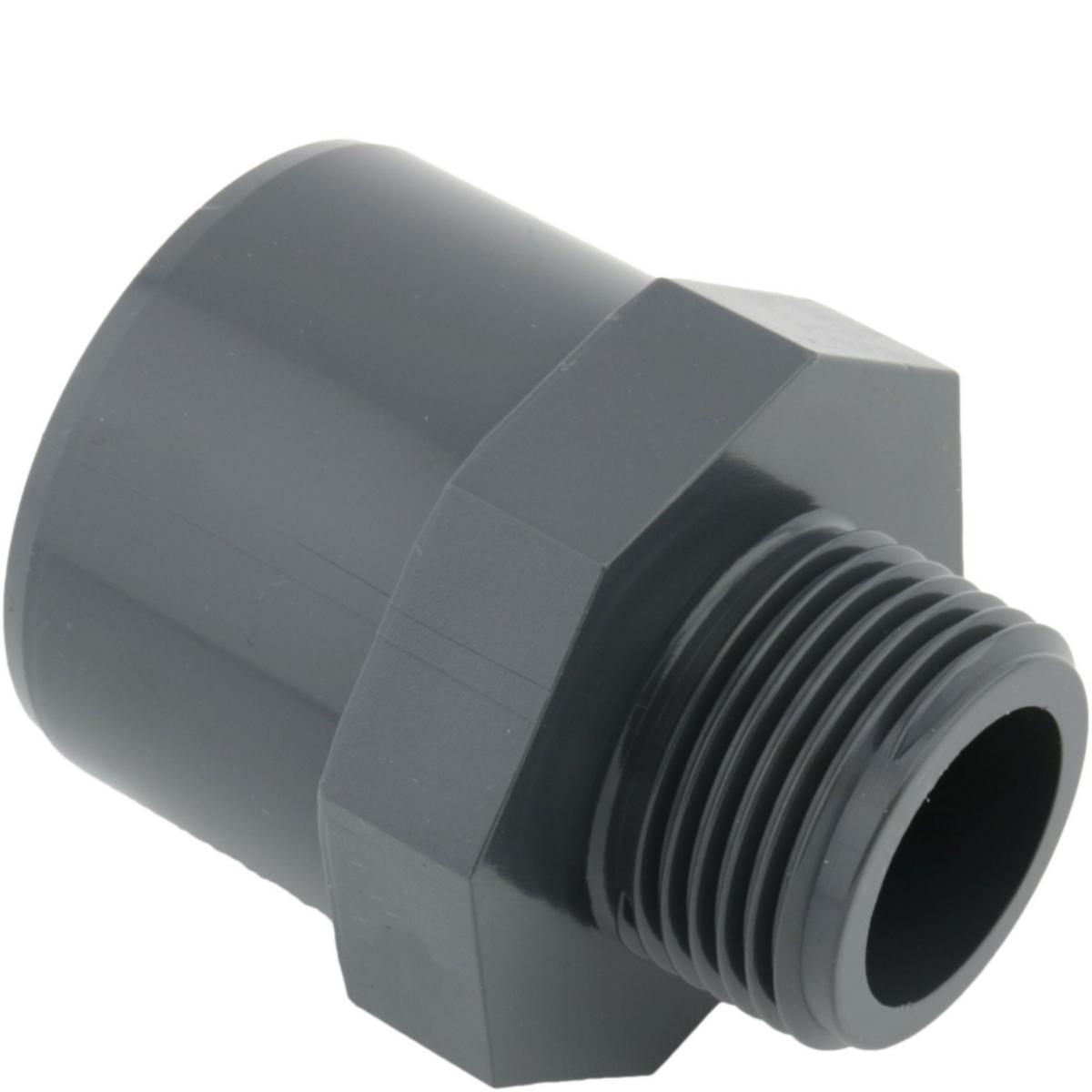 40 x 32 mm x 3/4" pvc overg. muffenippel kifv utv./innv.l...