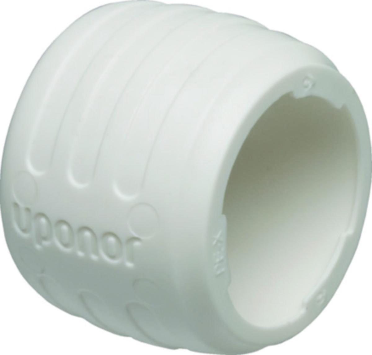 25mm q&e ring med stoppkant hvit.uponor - ring med stoppe...