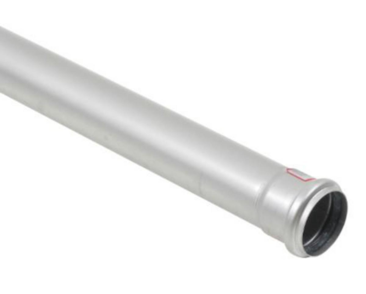 50 x 250 mm europipe rør m/1 muffe. aisi 316l - rør med 1...