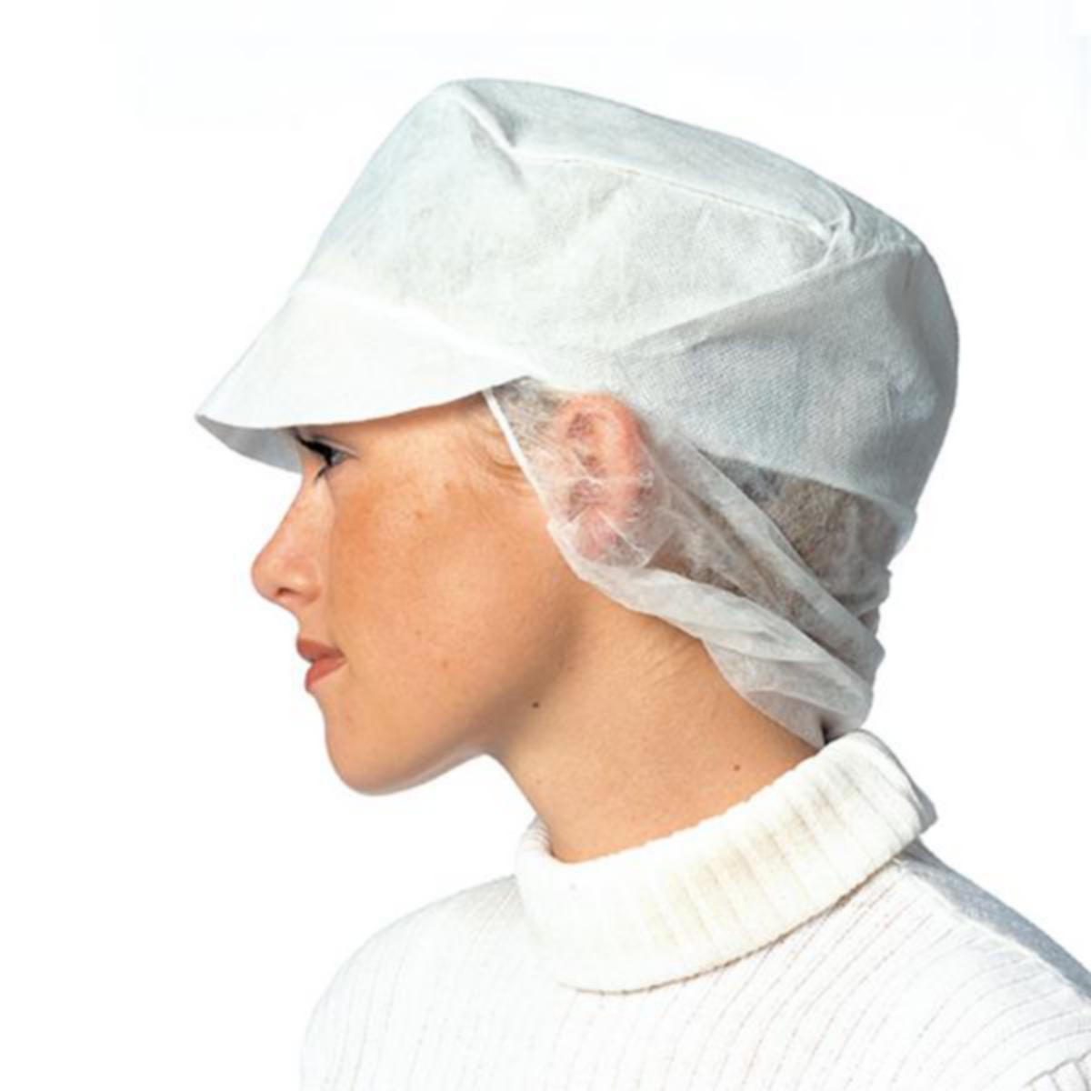 Lue snood cap granberg 210.0040 hvit 100pk - lue snood ca...