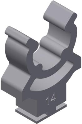 Etin klammer foring oe-ca-18 - rørklammer foring øglænd ...