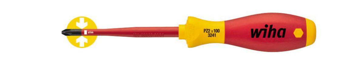 Skrutrekker slimfix 3241 wiha pz2x100mm 1000v - skrutrekk...