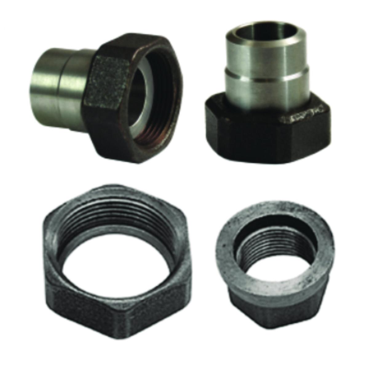 G 1"/rp 1/2" kuplingssett f/3-veis ventil siemens - kupli...