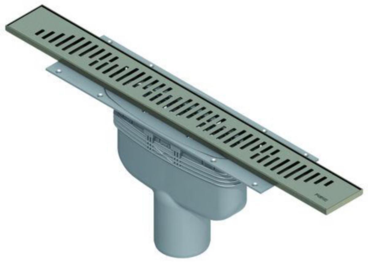 Purus line twist sluk bunnutlø 75 mm x 900 mm - sluk med ...