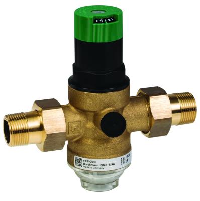 2" trykkred.ventil. blyfri 1.5-6 bar. m/kuplinger - honey...