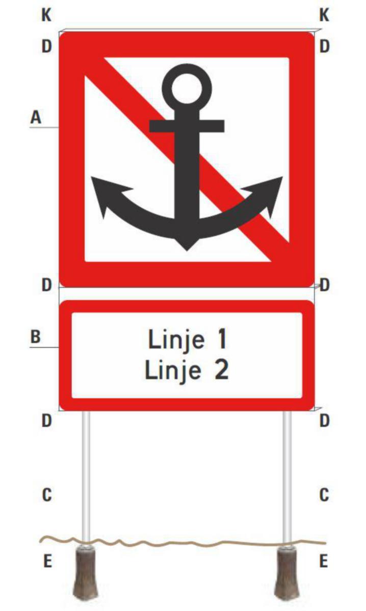 Ms skiltstativ fundament skiltstativ - skilt melbye ms sk...