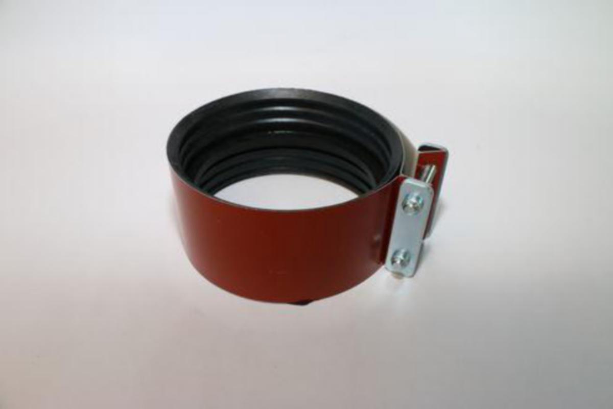 110 mm jetkobling rød epoxy standard 2 skruer - ma kobli...