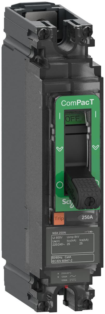 Nsx100n 25ka ac-dc 1p 63a tmd - effektbryter compact nsx...