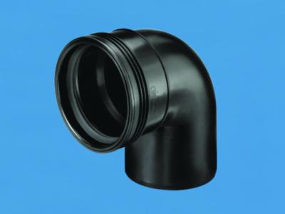 75 mm x 88° sort pp bend wafix - bend 88° svart, wafix