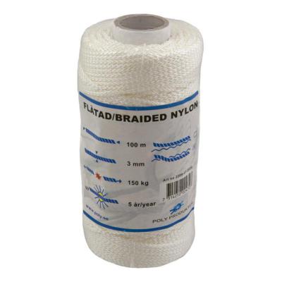 Tau nylon flettet polyprodukter 3mmx100m - tau nylon poly...