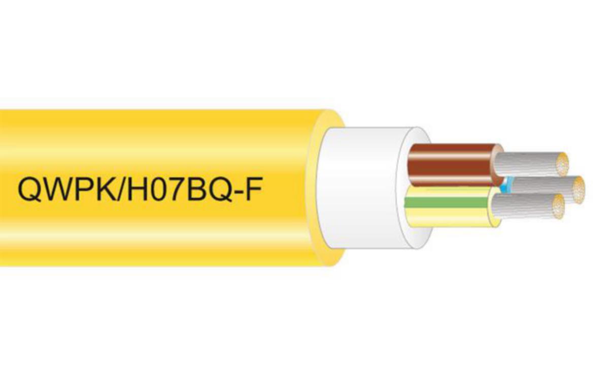 Qwpk 450/750v rib ye 5g2.5mm2 - installasjonskabel draka...