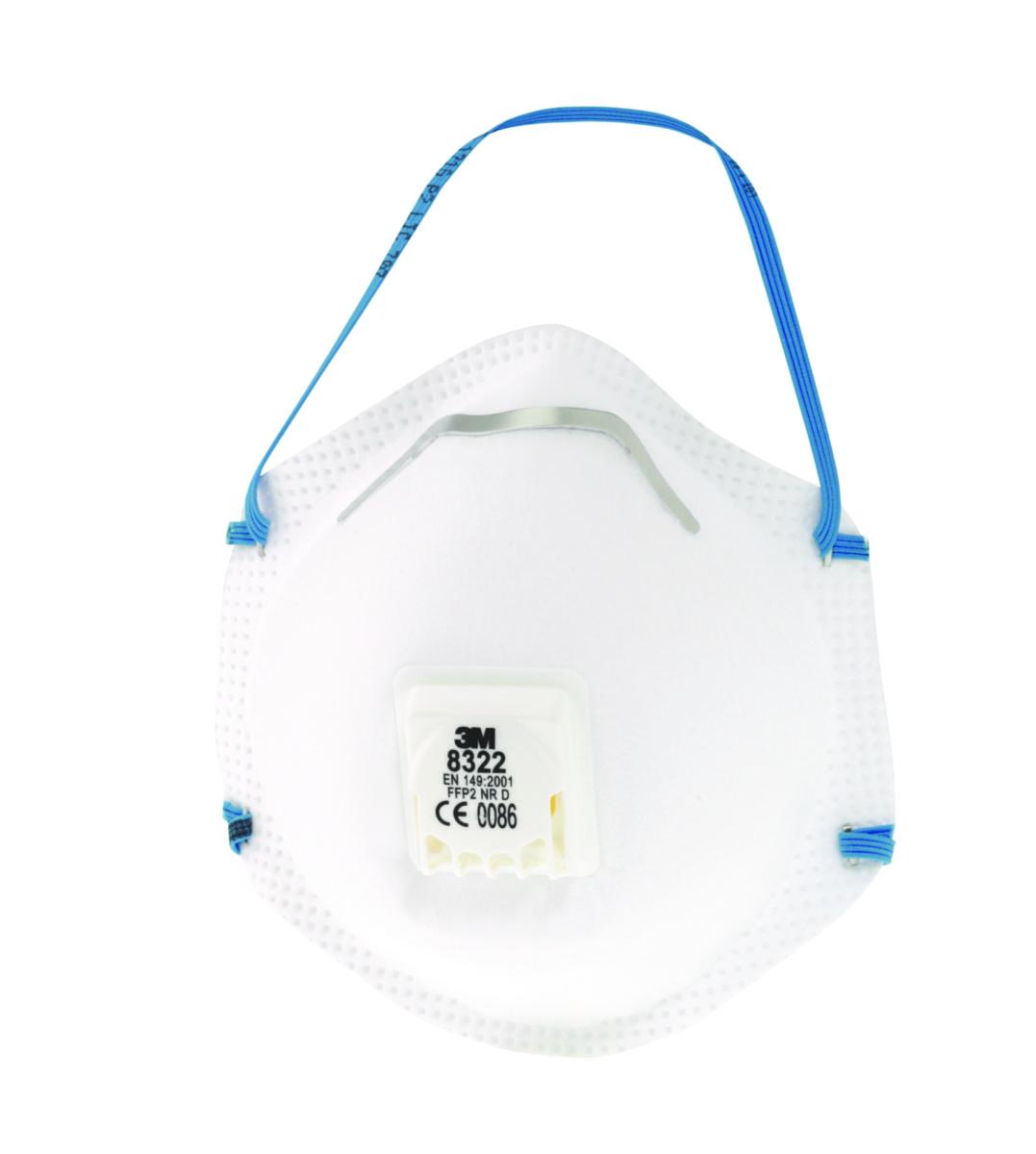 Støvmaske 3m 8322 ffp2 nr d med ventil - støvmaske 3m™ 83...