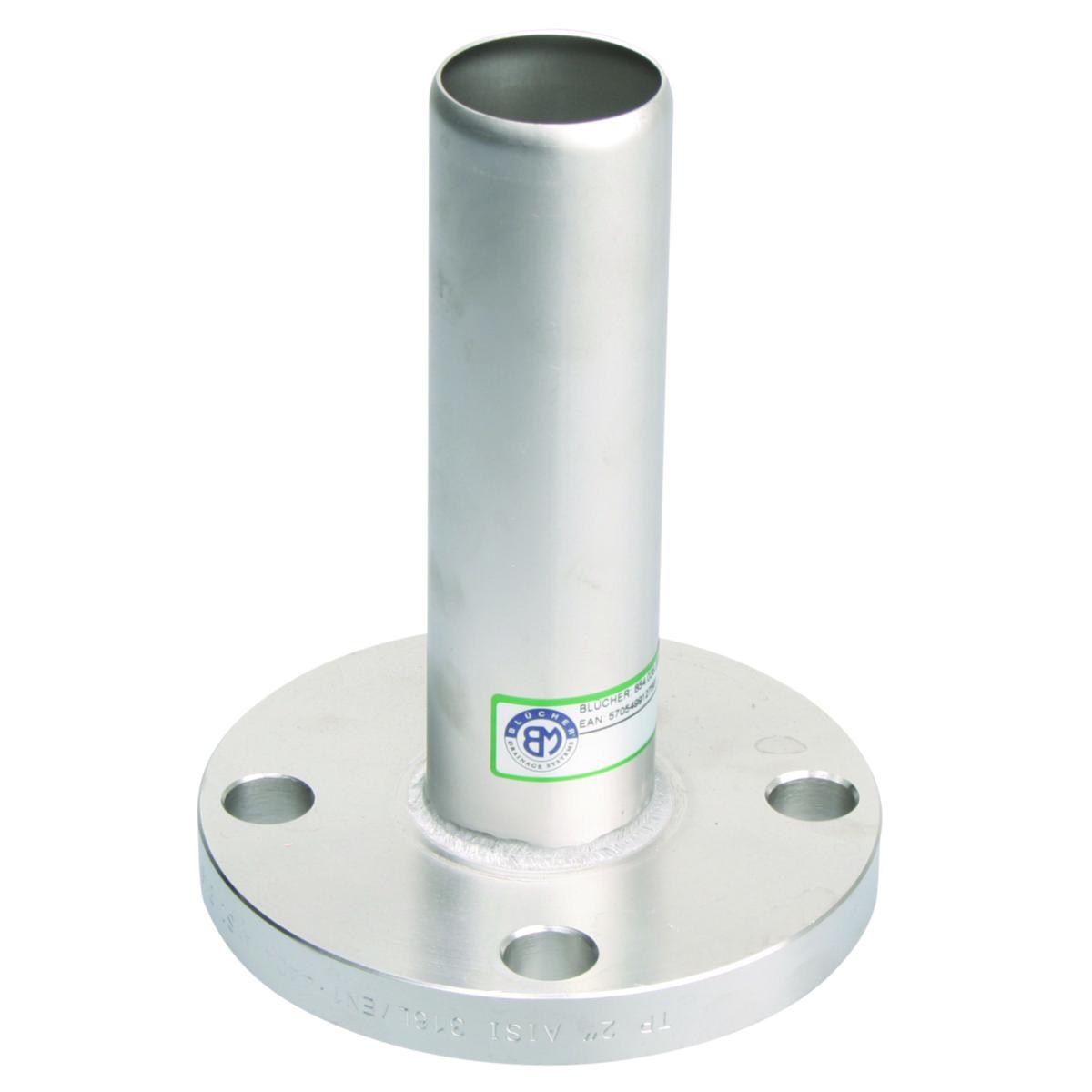 Ansi fl - flenseovergang med spissende og flens, ansi, a...