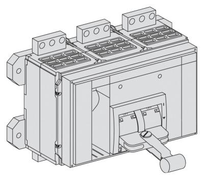 Ns1600b n 3p basic frame - effektbryter schneider ns 3p ...