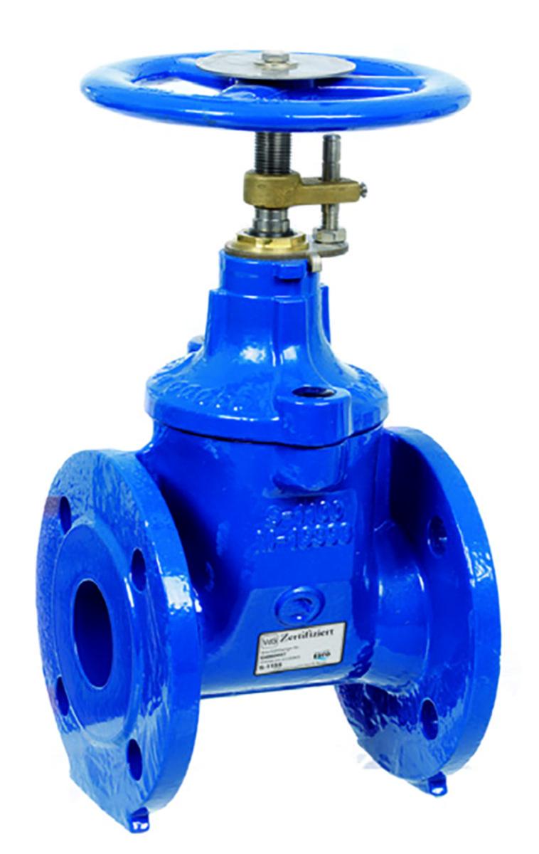 Dn50 sluseventil f4 sprinkel hl m/flens pn16 f/mikrobryte...