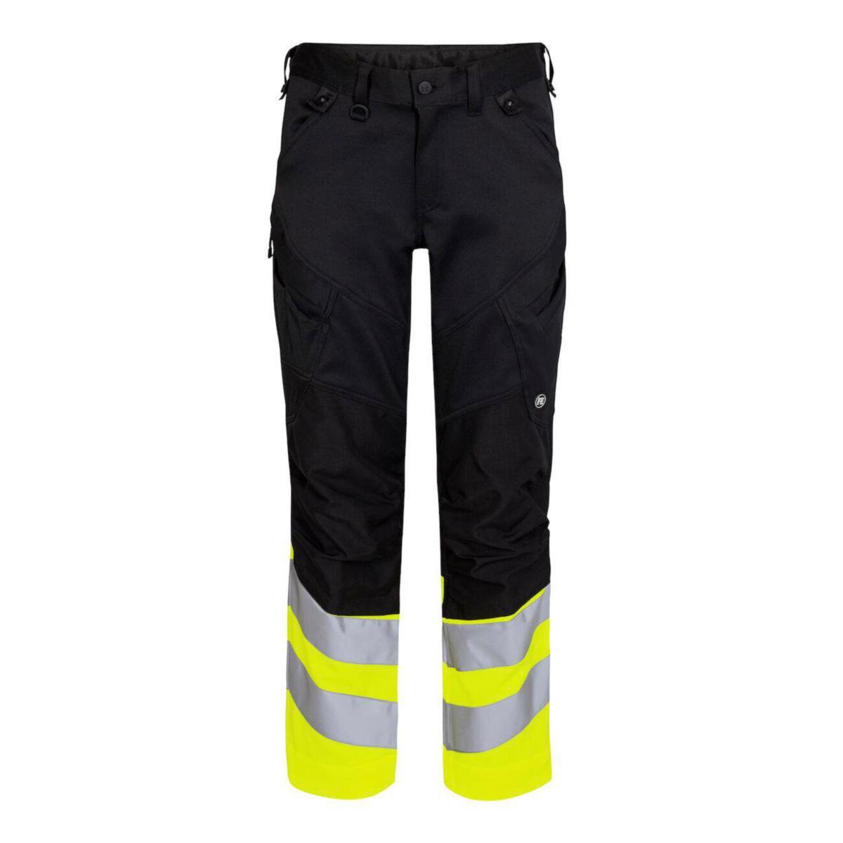 Bukse engel safety hivis kl.1 svart/gul str 46 - bukse en...