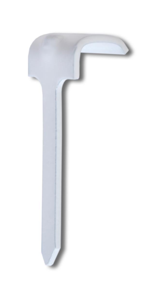 Lettikl.9-0 25mm st.p-h - kabelklammer letti enstift hvi...